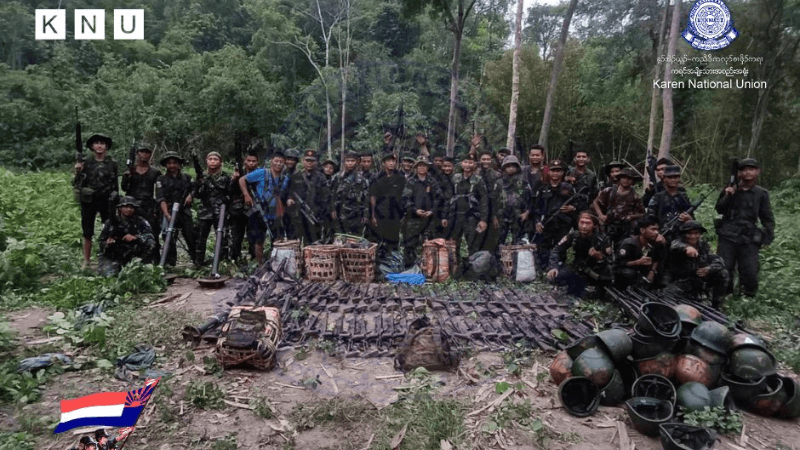 KNU Forces Seize Key Junta Bases Near Thai Border in Escalating Blow to ...