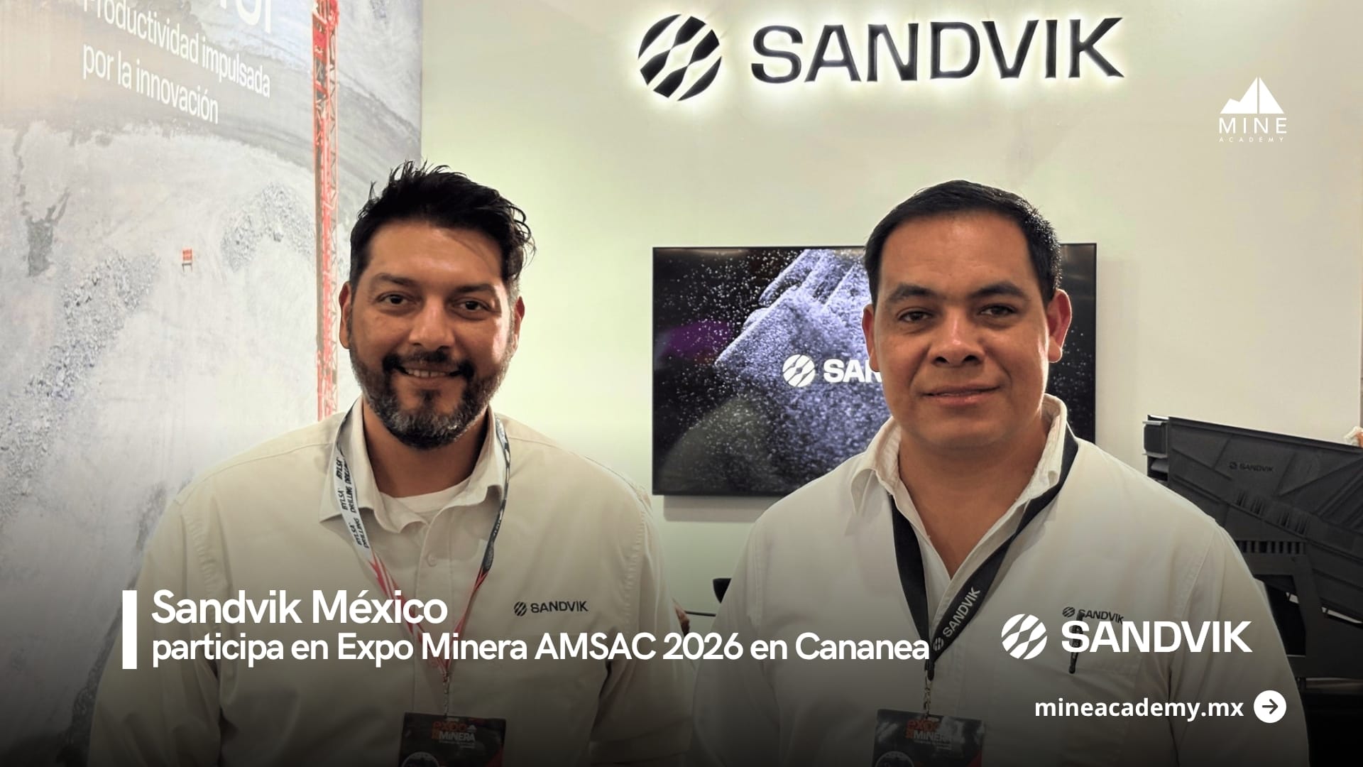 Sandvik México participa en Expo Minera AMSAC 2026 en Cananea