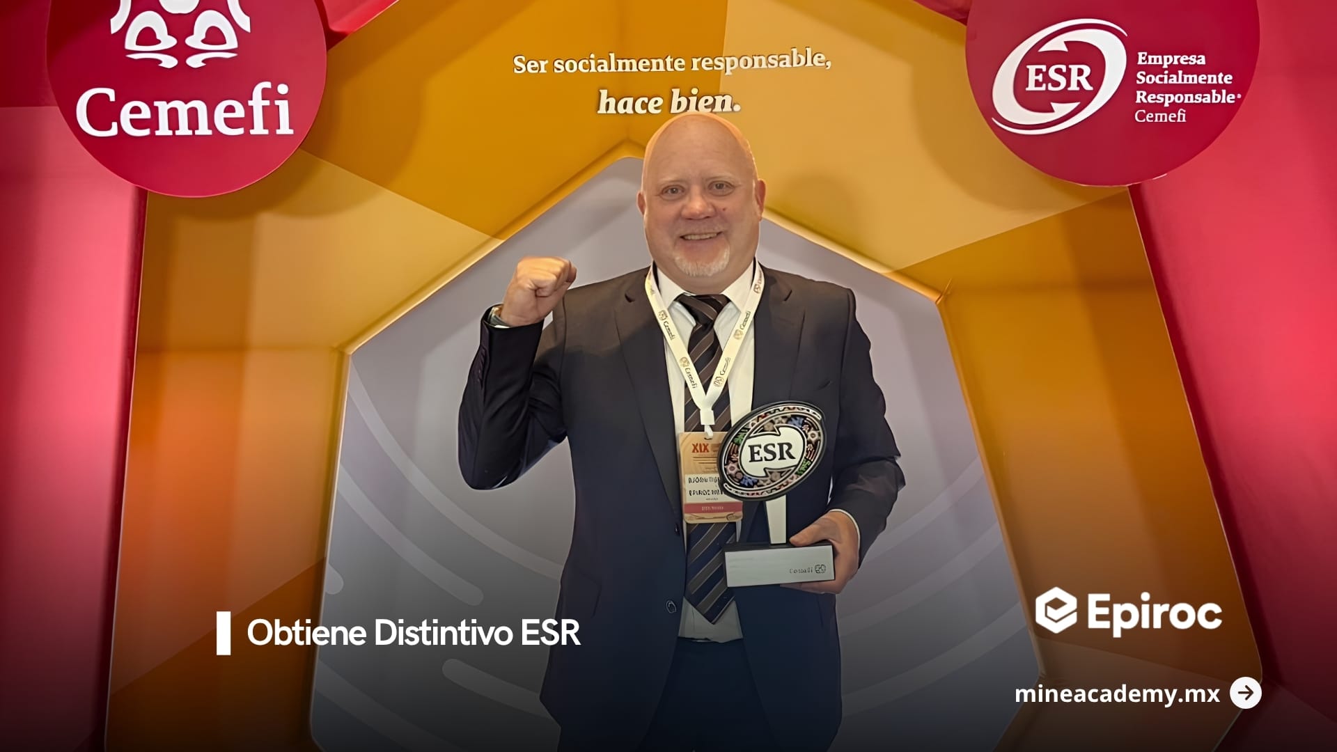 Epiroc México fortalece su cultura responsable con Distintivo ESR