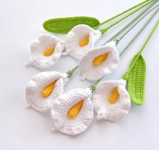 Crochet Peace Lily | Handmade | Tesoro Store